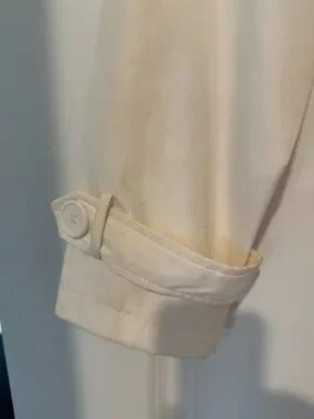 Cristy | Jackets & Coats | Womens White Raincoat Trench Coat With Sash ...